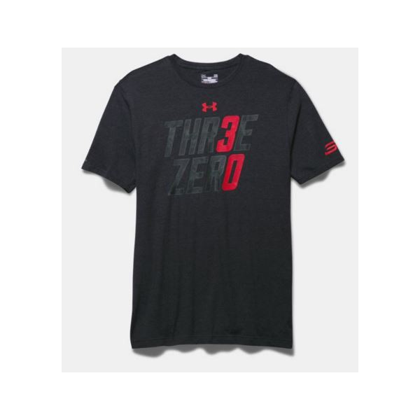 Under Armour Tee-Shirt SC30 Three Zero Noir Taille S